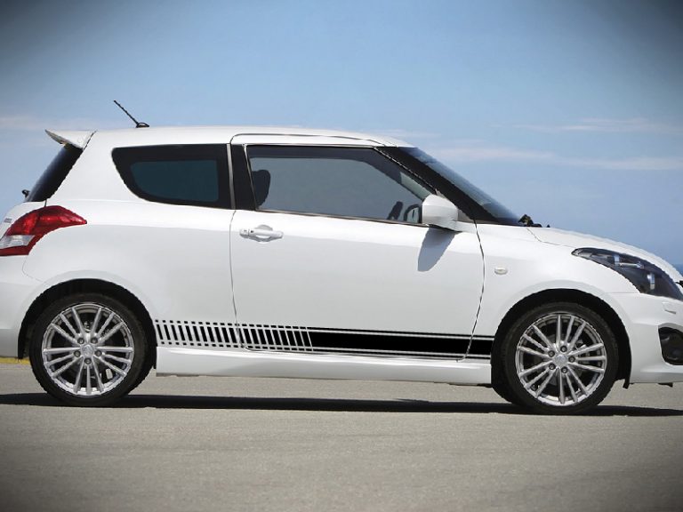2x Decal Sticker Vinyl Side Racing Stripes Compatible with Suzuki Swift ...
