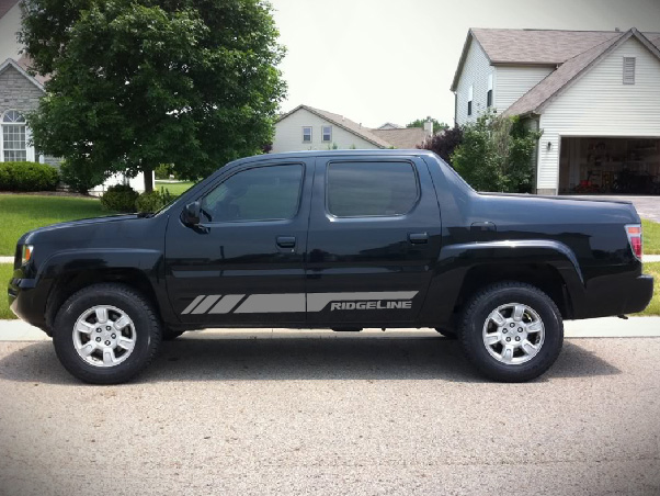 Decal Sticker Vinyl Lower Stripe Kit Compatible with Honda Ridgeline ...