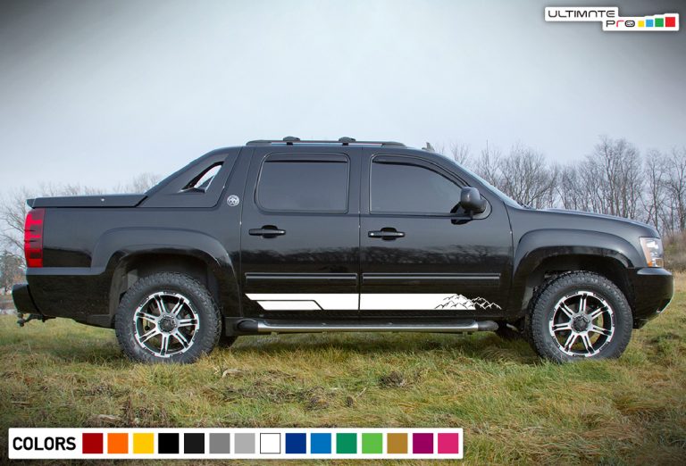 Vinyl Decal Sticker Graphic Compatible with Chevrolet Avalanche 2007 ...