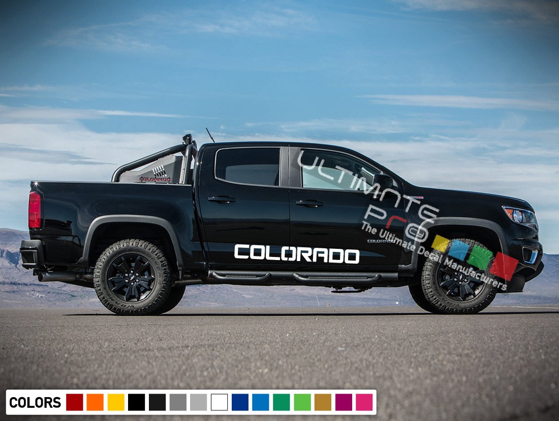 Decal Sticker Vinyl Kit Compatible with Chevrolet Colorado 2012-2017 ...