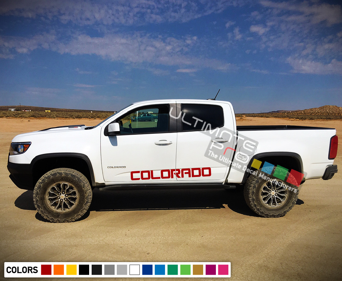 Decal Sticker Vinyl Kit Compatible with Chevrolet Colorado 2012-2017 ...