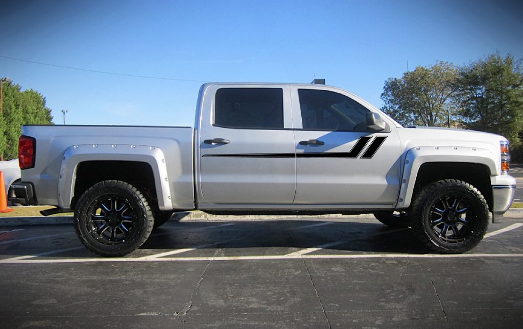 Decal Sticker Vinyl Door Stripes For Chevrolet Silverado 1500 Z71 Sport ...